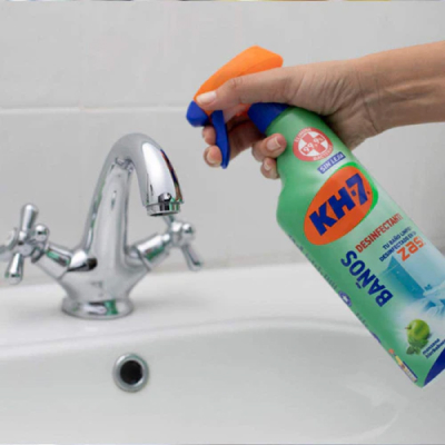 Limpiador Baño Desinfectante Manzana Hierbabuena con Gatillo - KH-7 - 750 ml - Cleanlab